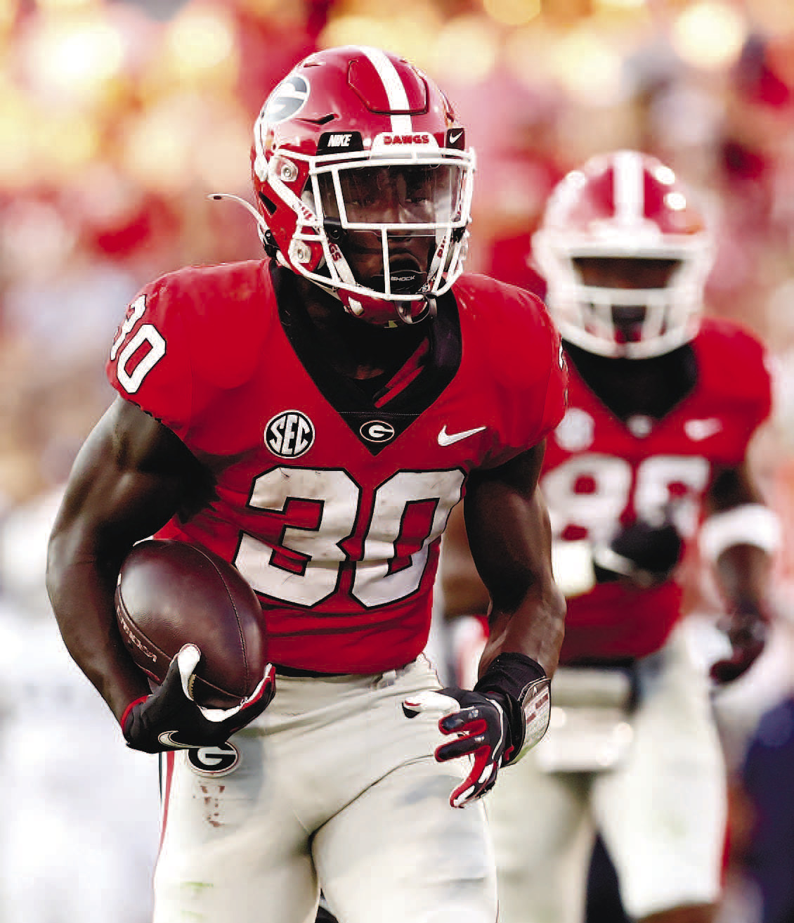 Edwards, Robinson lead Dawgs to run over Auburn | Lake Oconee News